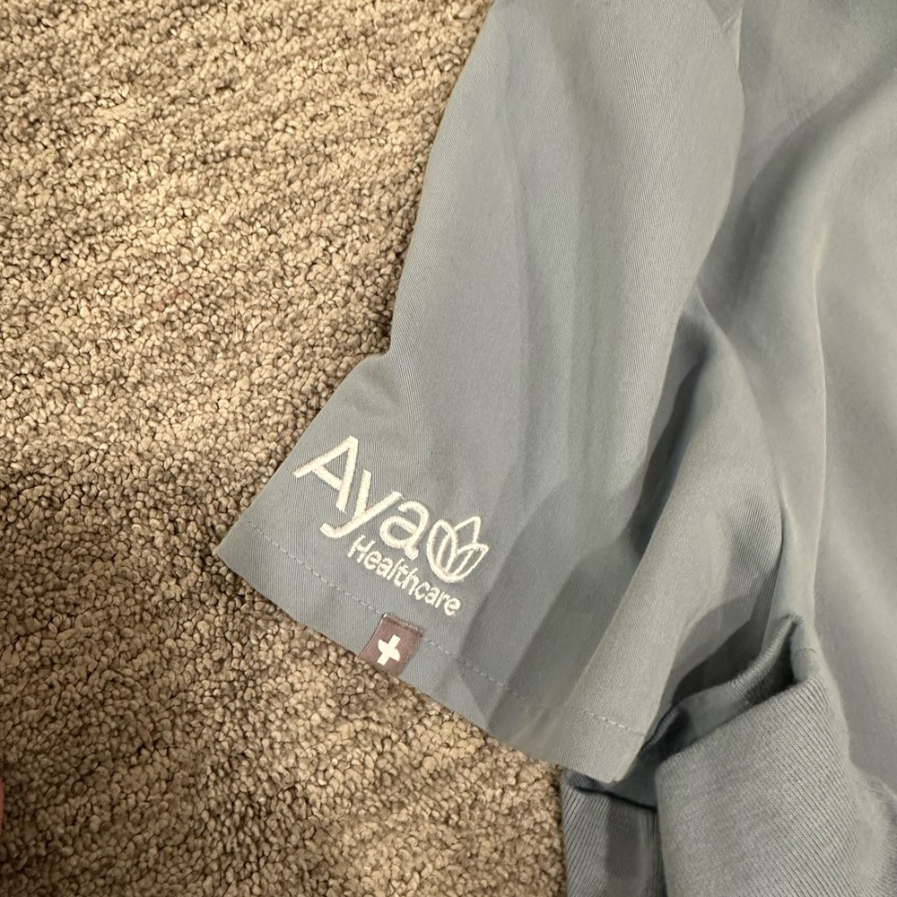 Light Blue Figs Scrubs - Gem